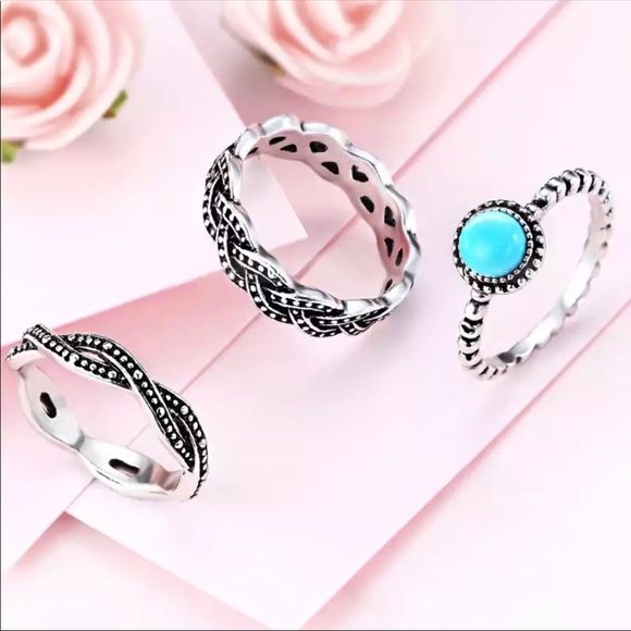 Jewelry | Adorable 3 Piece Ring Set | Poshmark